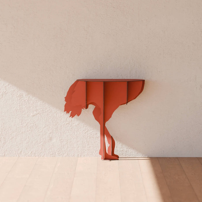 ibride Wall Console Table DIVA Ostrich