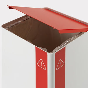 Rexite Unix 40 Litres Recycling Bin w Coloured Lid | Panik Design