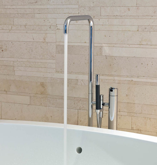 Vola FS1 Free Standing Bath Mixer w Hand Shower - Panik Design